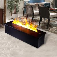 China Steel Material Led Electric Fireplace for Water Vapor Fireplace in Rectangular Shape for sale
