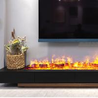 China Metal 3D Water Vapor Electric Steam Fireplaces for Child-Safe Environments for sale