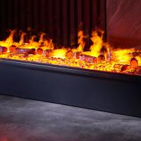 China Steel 3D Electric Steam Fireplace Inserts Waterproof and Safe for Children's Bedrooms for sale