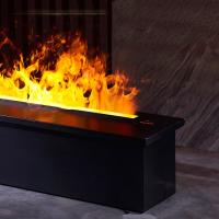 China Steel 3D Electric Steam Fireplace Inserts Waterproof and Safe for Children's Bedrooms for sale