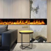 China Steel 3D Electric Steam Fireplace Inserts Waterproof and Safe for Children's Bedrooms for sale