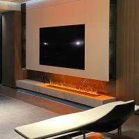 China Rectangular Electric Steam Fireplace with Remote Control and Automatic Water Addition for sale