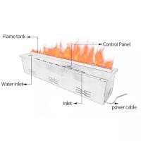 China Rectangular Led Electric Fireplace Stylish For Indoor/Living Room/Hotel for sale
