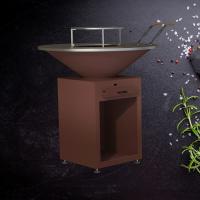China 800mm/1000mm/1200mm Diameter Corten Steel BBQ Grill outdoor fire grill for sale
