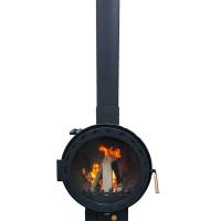 China Modern Wood Burning Fire Pits Easy Assembly Manual Ignition Carbon Iron fireplace for sale