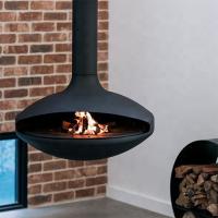 China Carbon Iron Construction Wood Burning Fire Pit With Assembly Required Hanging Fireplace for sale