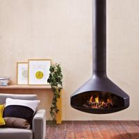 China Carbon Iron Construction Wood Burning Fire Pit With Assembly Required Hanging Fireplace for sale