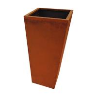 China Custom Modern Corten Steel Planter With Superior Frost And Weather Resistance for sale