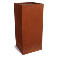 China 1.6mm Or Customized Rust Proof Corten Planter Box For Indoor / Outdoor Planting for sale