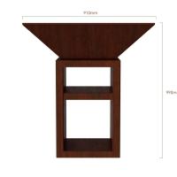 China 800mm 1000mm 1200mm Diameter Rusty Corten Steel Outdoor Grills With Removable Ash Catcher for sale