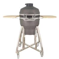 China Outdoor BBQ 18 Inch Ceramic Grill For Grilling Chicken Fish And Meat for sale