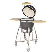 China Outdoor BBQ 18 Inch Ceramic Grill For Grilling Chicken Fish And Meat for sale