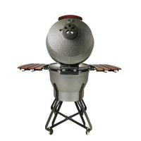 China Outdoor Gray Ceramic Bbq Grill Backyard High-End Camping Cooking Stove for sale