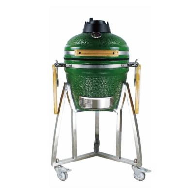 China Portable 16 Inch Mini Max Outdoor Cooking Ceramic Kamado Grill for sale