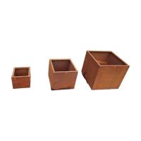 China Corten Steel Plant Boxes Durable And Stylish Choice For Outdoor Spaces for sale