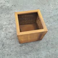 China Rusty Red Large Flower Pots Outdoor Customized Style for Gardenscape Beautification for sale