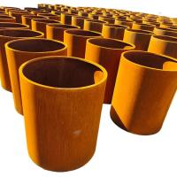 China 2mm Thickness or Customized Corten Steel Pot with Rust Resistance Frost Resistance for sale