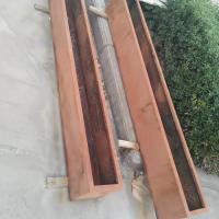 China 2mm Thickness Large Flower Corten Pots Planter Customized For Plantscape for sale