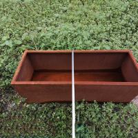 China Low Maintenance Outdoor Corten Steel Pot Frost Resistance for sale