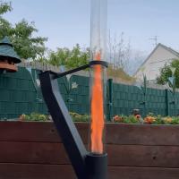 China Biomass Pellet Burning Stove Garden Patio Heater Portable Modern Wood Stoves for sale