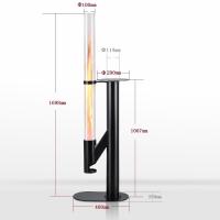 China Outdoor Freestanding Wood Pellet Rocket Stove Durable Weather Resistant for sale