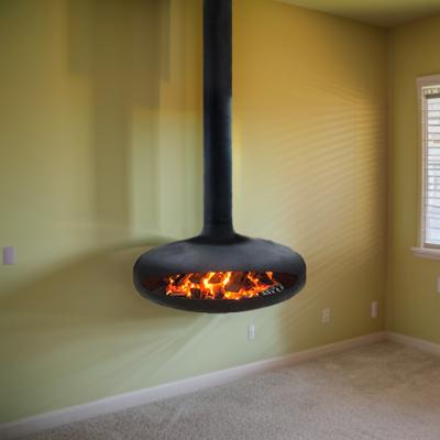 China Round Customized Carbon Steel Wood Burning Fire Pits Black / White Or Customized for sale