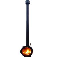 China Customizable Suspended Wood Burner Black / White Or Customized For Wood Fuel Type for sale