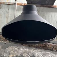 China Customizable Suspended Wood Burner Black / White Or Customized For Wood Fuel Type for sale