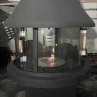 China Heavy Wood Burning Fire Pits In Black / White Or Customized Finish Assembly For Outdoor Entertainment Area for sale