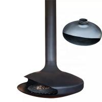 China Black / White Or Customized Wall Mounted Wood Stove Carbon Steel Customized Design for sale