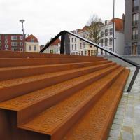 China Modern Corten Steel Stairs for Outdoor & Indoor Spaces for sale