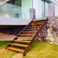 China Modern Corten Steel Stairs for Outdoor & Indoor Spaces for sale
