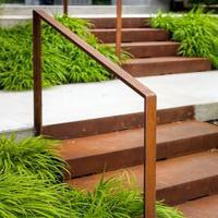 China Custom Weathering Steel Staircases for Outdoor Architecture for sale