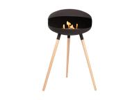 China Ethanol Fire Pits Height 70cm Cocoon Fire Place Oval 360 Degrees for sale