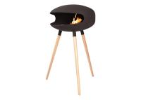China Ethanol Fire Pits Height 70cm Cocoon Fire Place Oval 360 Degrees for sale