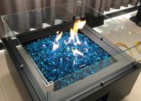 China 400mm Outdoor Garden Gas Fire Pits Corten Steel Natural Gas Outdoor Fire Pit for sale