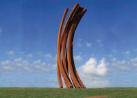 China 20m Corten Steel Garden Sculpture SGS Metal Sculpture Yard Art for sale
