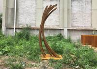 China 20m Corten Steel Garden Sculpture SGS Metal Sculpture Yard Art for sale