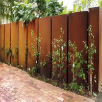 China 5.9ft Metal Decorative Panels 70.1 Inch Plasma Cutting Corten Steel for sale