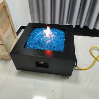 China SUS304 Garden Gas Fire Pits 80CM High Top Patio Table With Propane Fire Pit for sale