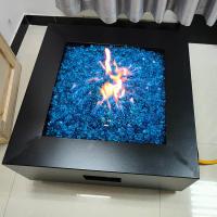 China SUS304 Garden Gas Fire Pits 80CM High Top Patio Table With Propane Fire Pit for sale
