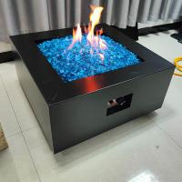 China SUS304 Garden Gas Fire Pits Corten Steel Square Fire Pit Bowl Natural Gas for sale