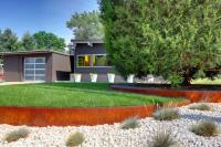 China 3.2FT Corten Steel Garden Edging Bunnings Rusty 39.3 Inch Corten Path Edging for sale
