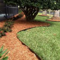 China 39.3 Inch Corten Landscape Edging 1.6mm Garden Metal Ornaments for sale