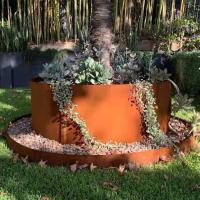 China 1.6mm Corten Steel Garden Edging SGS Garden Metal Ornaments for sale
