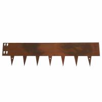 China 1.6mm Core Edge Flexible Steel Lawn Edging Corten SGS Garden Metal Ornaments for sale