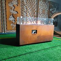 China 600mm Garden Gas Fire Pits SUS304 Outdoor Patio Table With Propane Fire Pit for sale