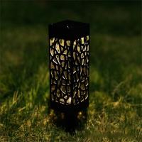 China 7.8 Inch Corten Outdoor Lights 2mm Corten Steel Garden Lights for sale