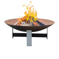 China ISO9001 Steel Fire Pit Replacement Bowl Corten Steel Rustic Red for sale