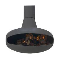 China 100cm Ceiling Hanging Wood Burner 3.2ft Suspended Fire Place for sale